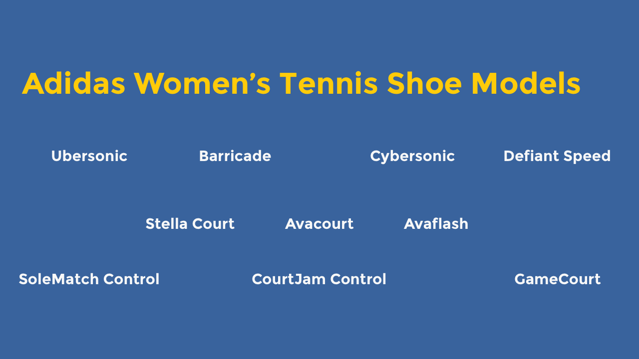 Adidas Women's Tennis Shoe Models Explained (2025) - TennisLeo